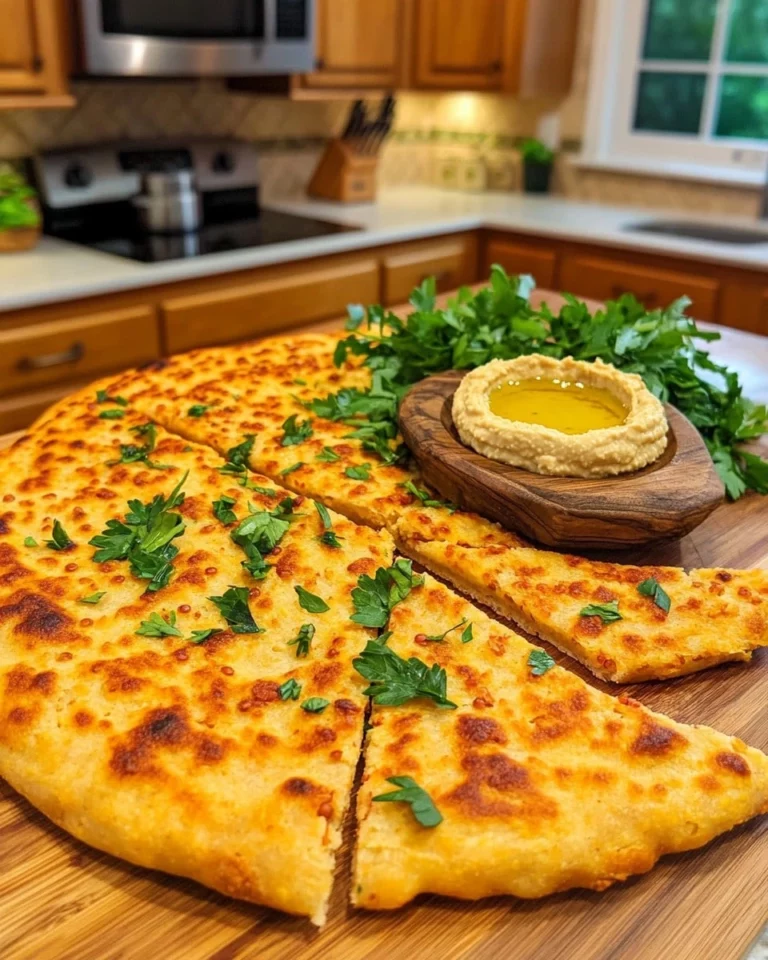 Soft & Savory Mediterranean Red Lentil Flatbread - Recipes Horizon