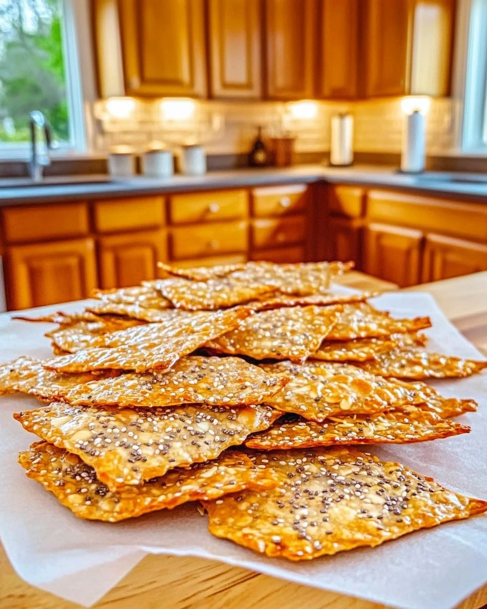 Crunchy Almond & Chia Seed Crackers - Recipes Horizon