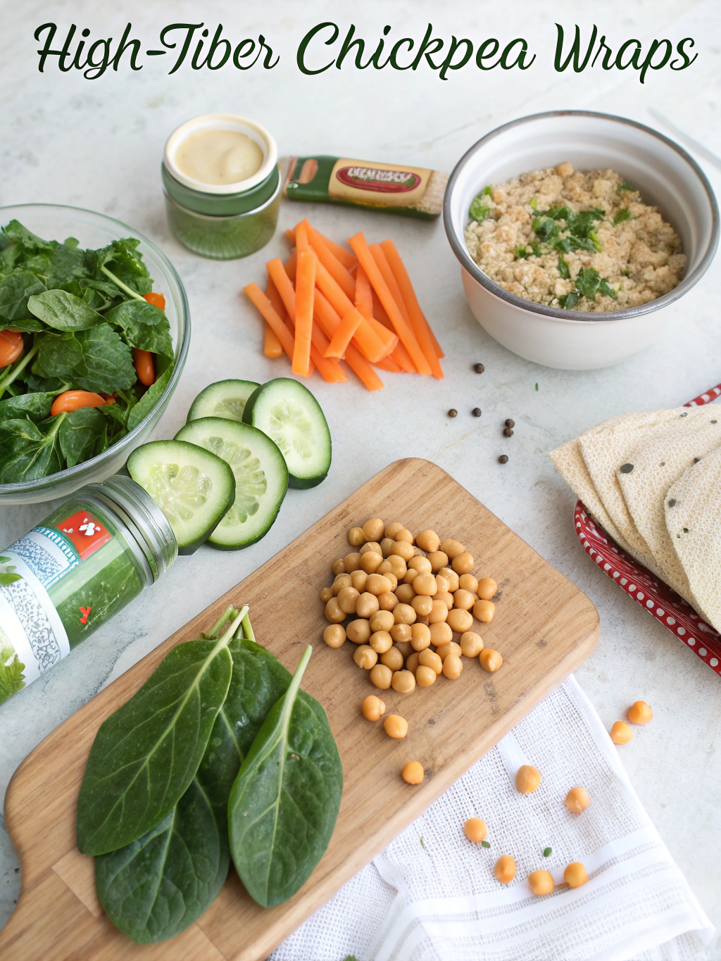 High-Fiber Chickpea Wraps: 5 Easy Recipes for Healthy Meals
