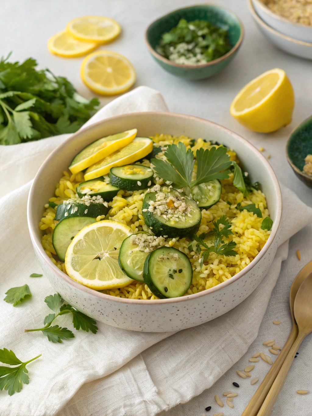 Lemon Zucchini Rice Bowl: 5 Easy Steps to a Flavorful Meal - Recipes ...
