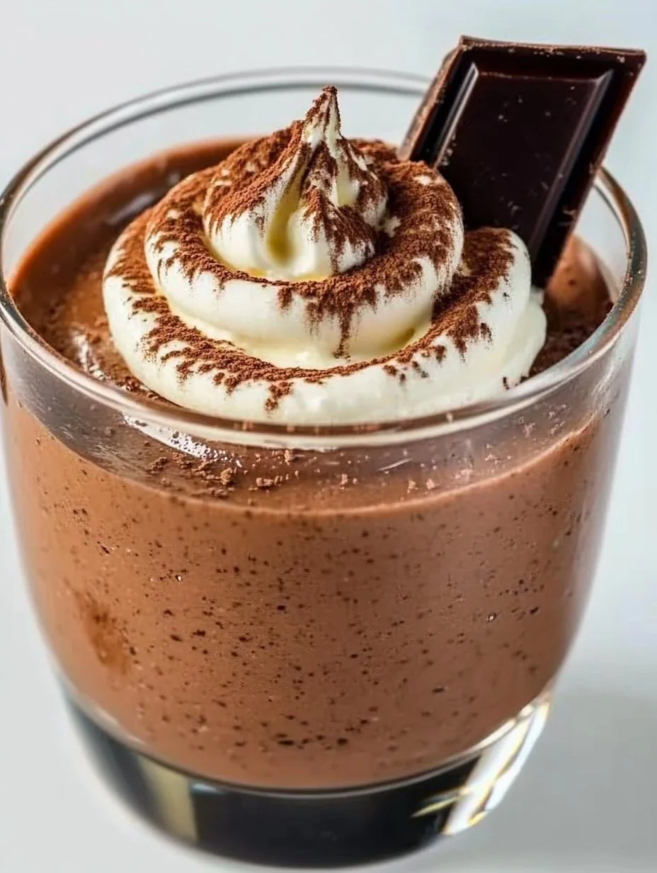 High Protein Chocolate Chia Pudding