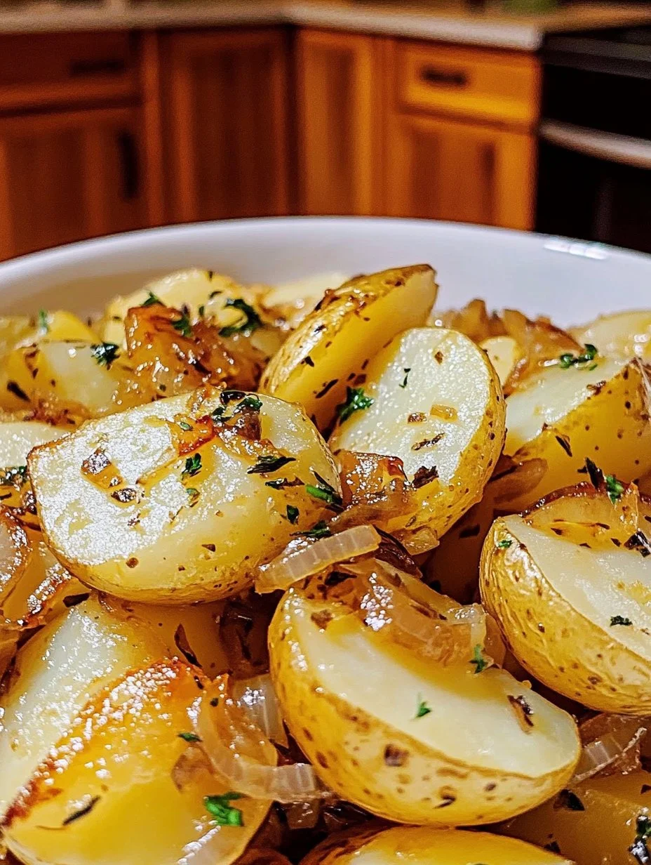 Savory Slow Cooker Lipton Onion Potatoes